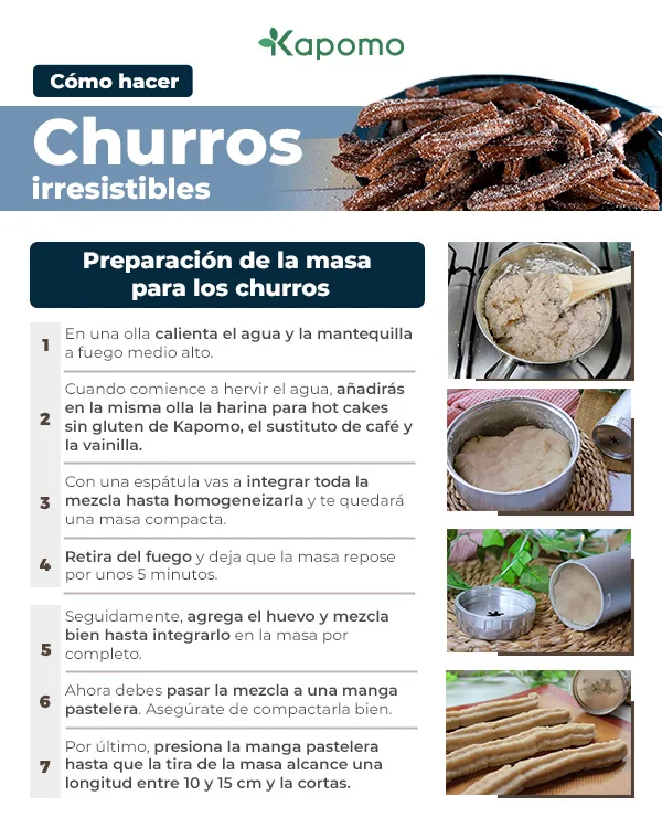 Receta de Churros Caseros: Cómo Hacerlos y ¡sorprender a todos! - Kapomo